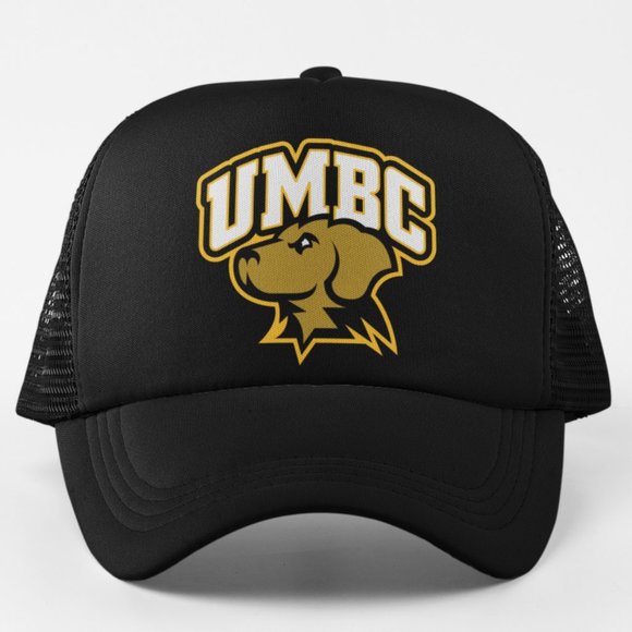 Accessories | New Umbc Retrievers Logo Foam Trucker Snapback Hat Black ...